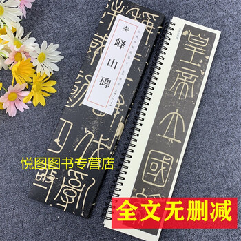 经典碑帖临摹卡 近距离临摹字卡字帖 全文无删减 峄山碑