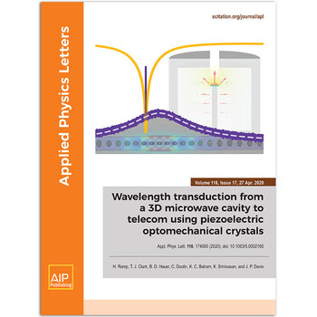 【单期可选】Applied Physics Letters 应用物理学快报 Vol.116 2020 N.17 2020年4月27日