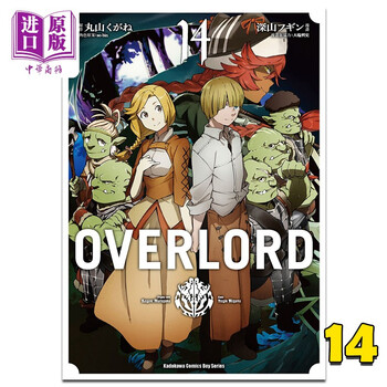 漫画 OVERLORD 14 深山フギン 丸山くがね 台版漫画书 角川