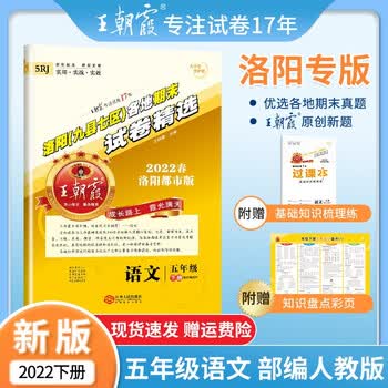 王朝霞各地期末试卷精选五年级下册洛阳专版九县七区人教版试卷语文数英专项训练期末冲刺100分冲刺期末试卷 五年级语文（部编人教版）