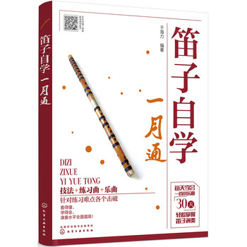 【正版图书】笛子自学一月通