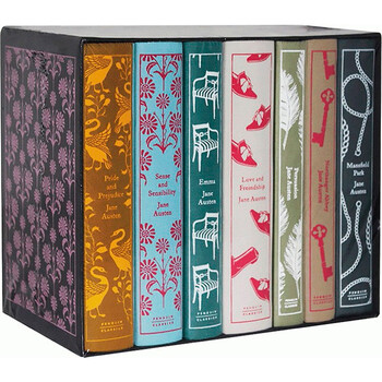 简奥斯汀全集7册 Jane Austen The Complete Works 精装 企鹅经典 理智与情感 傲慢与偏见 英文原版收藏版 梦想童趣城.