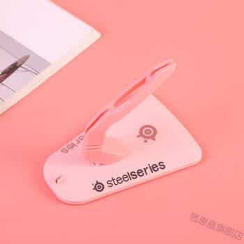 鼠标线夹固器 鼠标线夹固线器夹线器电竞游戏职业玩家外设 ie3.0 io1.1加重通用 升级粉色信仰版 信仰版=LOGO