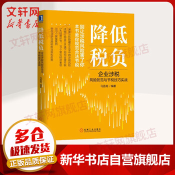 降低税负 企业涉税风险防范与节税技巧实战