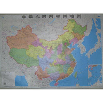 中华人民共和国地图 黄玉玲 责任编辑【正版书】