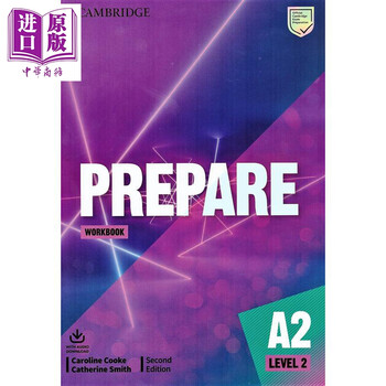 Cambridge English Prepare Level 2 A2 剑桥英语通用考试备考学生用书+练习册套装  含视频音频