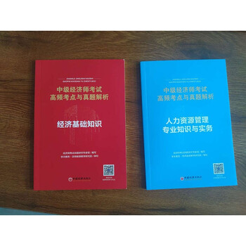2022中级经济师考试 高频考点与真题解析 经济师中级考点历年真题 2022中级经济师教材配套掌中宝考点手册 人力资源管理+经济基础知识