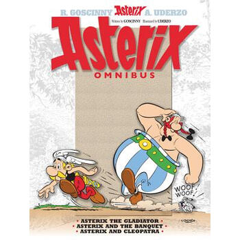 英文原版 高卢英雄历险记 4-6 合订本 卷二 儿童漫画 Asterix Omnibus 2 角斗士阿斯特克斯 环游高卢 与埃及女王的任务