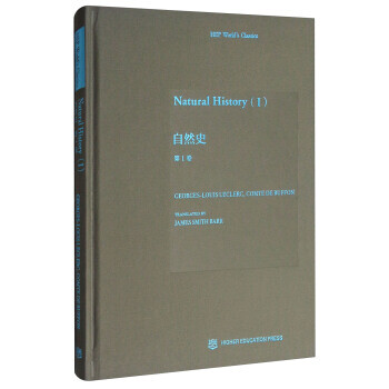 正版 Natural History（I）（自然史第1卷） Georges-louis,Lecler