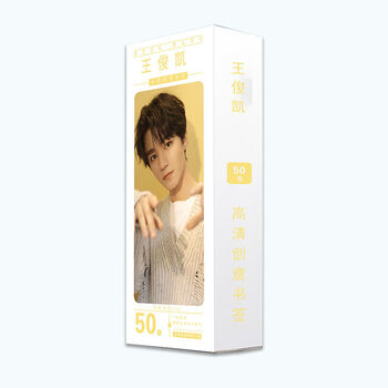书签明星周边卡片蔡徐坤易烊千玺时代少年团刘耀文宋亚轩王一博同款者自 王俊凯书签60张