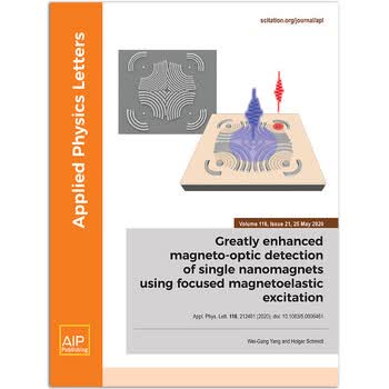 【单期可选】Applied Physics Letters 应用物理学快报 Vol.116 2020 N.21 2020年5月25日