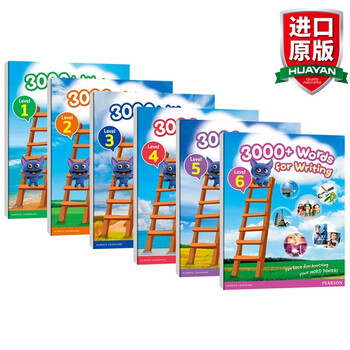 英文原版香港小学英语写作 Pearson3000+ Words For Writing 1-6册套装