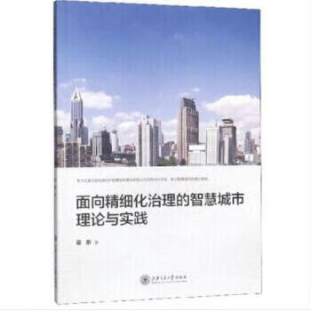面向精细化治理的智慧城市理论与实践 梁昕 上海交通大学出版社