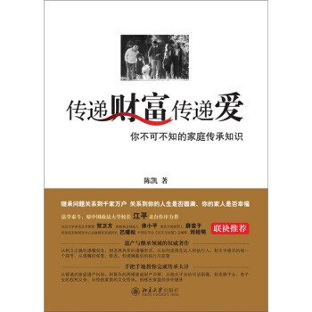 传递财富传递爱 陈凯 著【正版书】