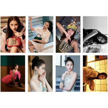 关晓彤海报 全新甜蜜暴击高清写真壁纸墙贴挂画一套8张 A款 海报43X29cm 一套8张