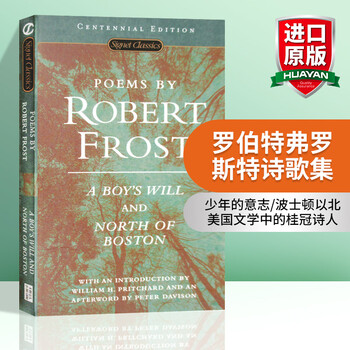 英文原版 罗伯特弗罗斯特诗歌集 Poems by Robert Frost 少年的意志 波士顿以北