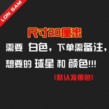 nba车贴篮球汽车贴纸韦德哈登科比詹姆斯乔丹库里麦迪创意反光贴 20cm高背影（备注球星）