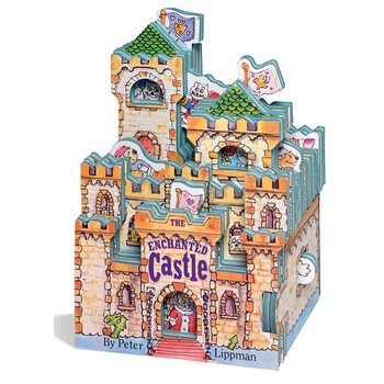 Mini House 迷你城堡 The Enchanted Castle 睡美人 猫公主 迷你屋系列 玩具书 纸板造型书 英文原版