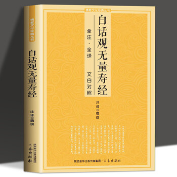 白话观无量寿经全注全译 文白对照佛说观无量寿佛经净土三经阿弥陀经无量寿经简体原文加注释译文宗教佛学入