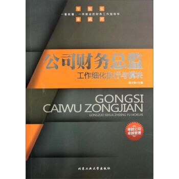 公司财务总监工作细化执行与模块 周文敏