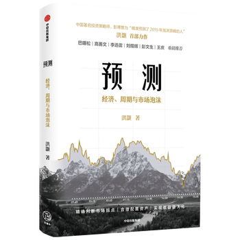 预测 洪灏的经济周期与市场泡沫判断 洪灏著 高善文李迅雷刘煜辉重磅 金融投资市场经济经管励志书籍