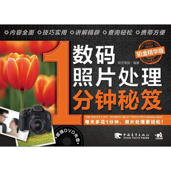 数码照片处理1分钟秘笈:铂金精华版 9787515303567 锐艺视觉著 中国青年出版社