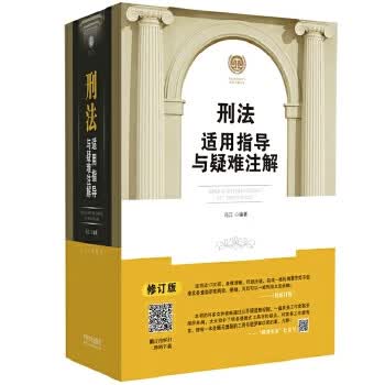 刑法适用指导与疑难注解【正版图书】