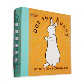 英文原版书 拍拍小兔子 Pat the Bunny  3个月-3岁 训练五感教具 开发智力 亲子共读 欧美经典 婴幼儿童