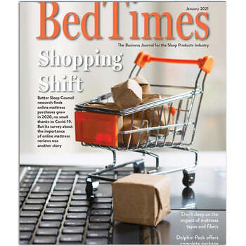 【单期可选】Bed 床具制造睡眠产品与销售业报道 2020/21年月刊 2021年1月刊