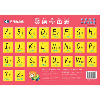 学习助力表/英语字母表