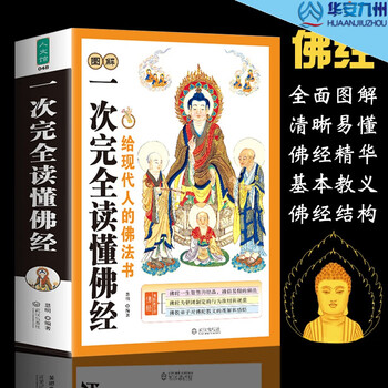 一次性完全读懂佛经给现代人的佛法书佛经佛家经典书籍 佛学入门地藏经金刚经六祖坛经大方广佛华严经无量寿