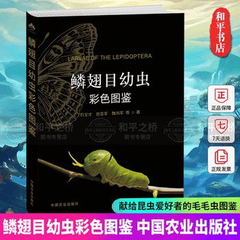 正版 鳞翅目幼虫彩色图鉴 石宝才 各种鳞翅目害虫幼虫期的识别鉴定 昆虫爱好者的毛毛虫图鉴 中国农业出版社