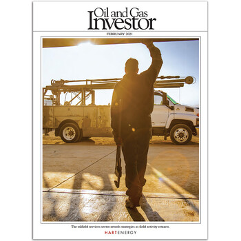 【单期可选】Oil and Gas Investor 英文石油与燃气投资者杂志 2020/21年月刊 2021年2月刊