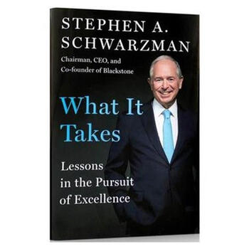 英文书现货我的经验与教训 Stephen A. Schwarzman What It Takes