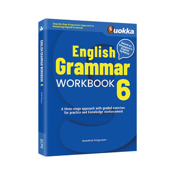 进口原版英文版新加坡英语语法练习小学6六年级 English Grammar workbook