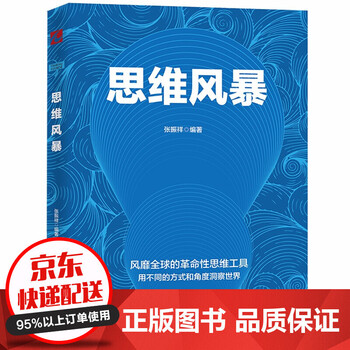 思维风暴 逻辑思维 思维训练 脑力开发入门教程书籍 学习力记忆力思维力思考力训练书籍 平装版