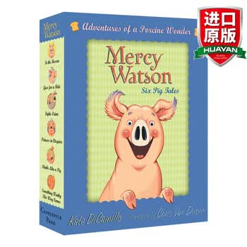 英文原版 小猪梅西盒装 Mercy Watson Boxed Set 桥梁章节书 预售