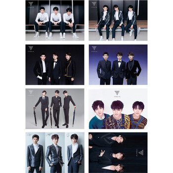 blackpink签名海报8张周边袋装高清肖战王一博王俊凯宿舍挂画墙贴 TFBOYS