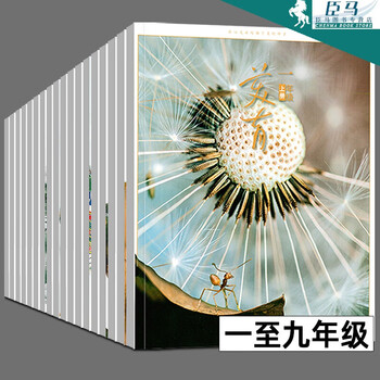 【全18册】美育期刊1-9年级 全国中小学美育教材 中国美术西方美术基本理论美术教学美术常识儿童12345六七八 一到九年级全18册