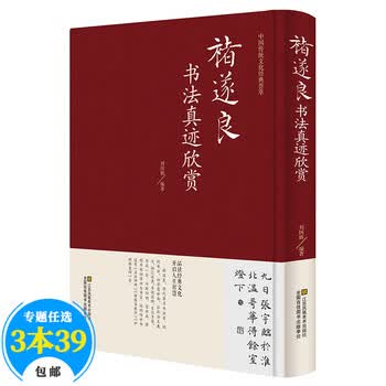 中国书法经典荟萃毛笔字墨迹草书行书楷书隶书篆书小楷尺牍临摹字帖碑贴教程书法作品集鉴赏欣赏（精装） 褚遂良书法真迹欣赏 大字阴符经 雁塔圣教序 倪宽赞