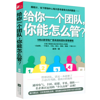 如何管理团队员工激励管理学 领导力执行力 企业管理书籍 给你一个团队，你能怎么管？ 定价42
