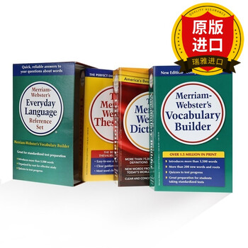 韦氏词典韦氏三宝 韦氏小红黄绿 麦林韦氏日常用语字典 Merriam-Websters Everyday Language Reference 韦氏英语字根词根词典原版 韦小绿书搭单词的力量