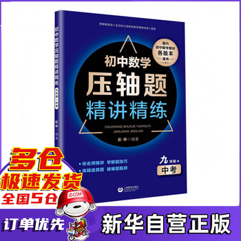 初中数学压轴题精讲精练(9年级+中考国内初中数学教材各版本通用)