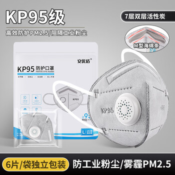 防有机气体口罩实验室防毒化工厂kn100有毒气体防护kn95刺激气味防酸雾有机体矿山工业级防尘 防毒双层活性炭【6枚】KP95级【图片 价格 品牌 报价】-京东