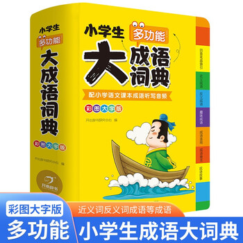 大成语词典小学生多功能大开本彩图大字注音版现代汉语常用解释工具书
