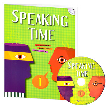 原装进口美国地道英语口语教材 speaking time1小学生英语9-12岁英语流利 英语模拟演讲英文听力教材