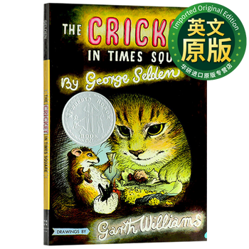 时代广场的蟋蟀 英文原版 The Cricket in Times Square 纽伯瑞获奖作品