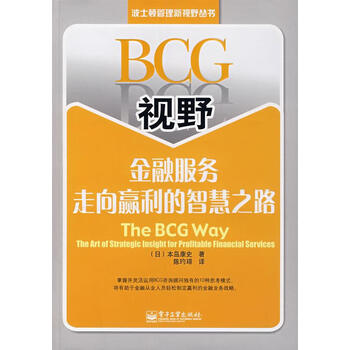 BCG视野：金融服务走向赢利的智慧之路