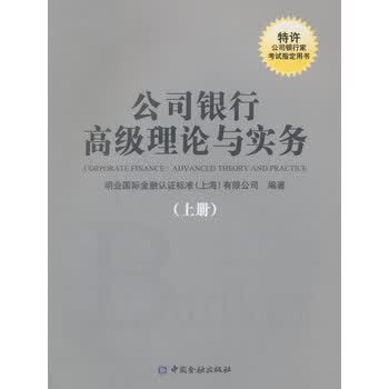 公司银行高级理论与实务(上册)