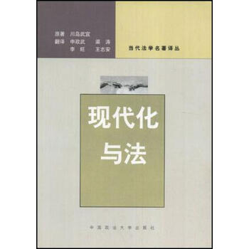 现代化与法 川岛武宜【正版书】